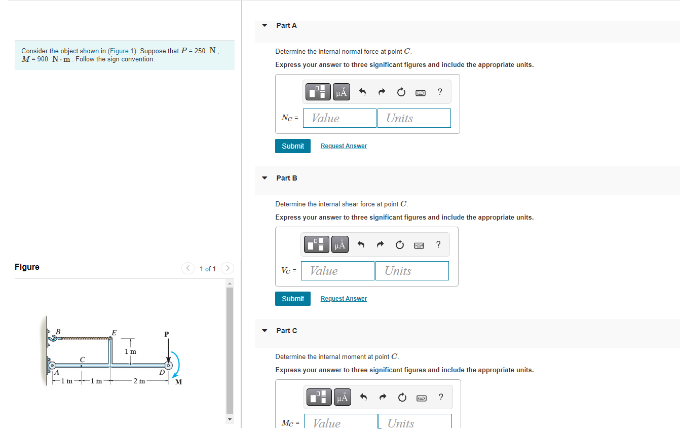 Solved Consider the object shown in (Figure 1). Suppose that | Chegg.com