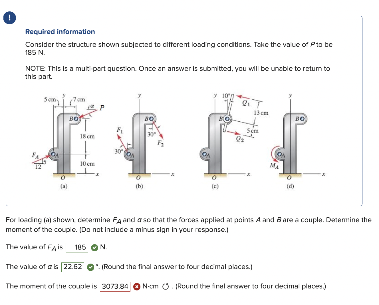 Solved Required information Consider the structure shown | Chegg.com