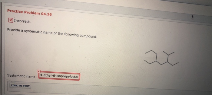 Solved Practice Problem 04.36 Incorrect. Provide a | Chegg.com