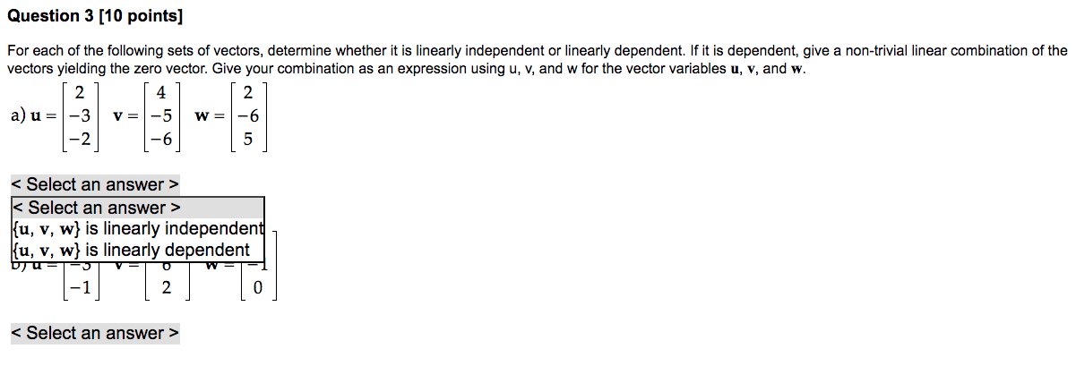 Solved Question 3 [10 points] For each of the following sets | Chegg.com