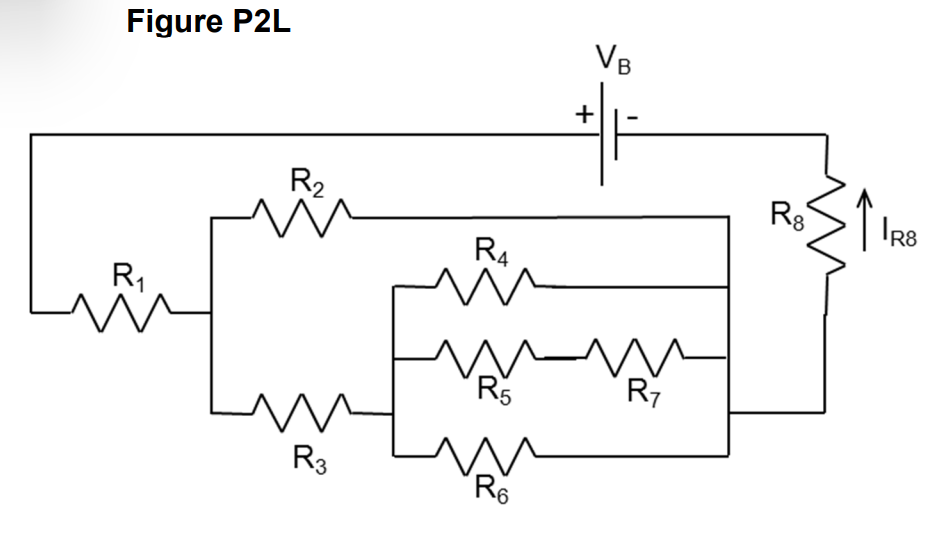 Solved In Figure P2L, ﻿VB = 1 ﻿V, ﻿and all resistors R1 | Chegg.com