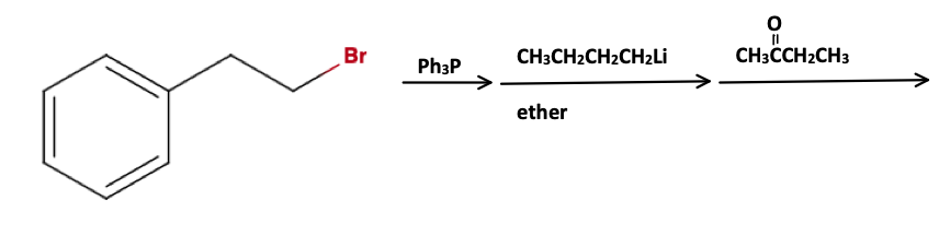 Solved O CH3CCH2CH3 Br CH3CH2CH2CH2LI Ph3P ether | Chegg.com