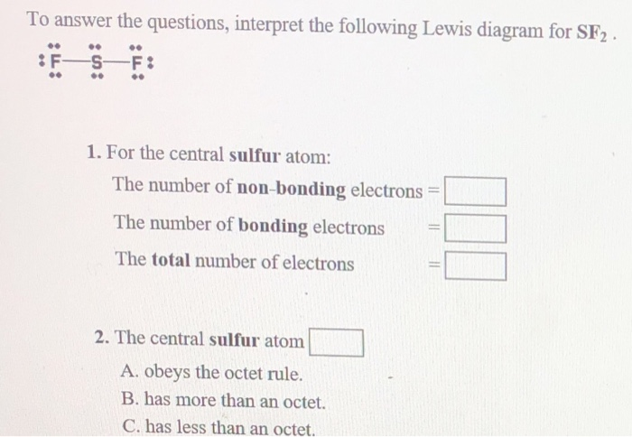 Sf2 Lewis Dot Structure