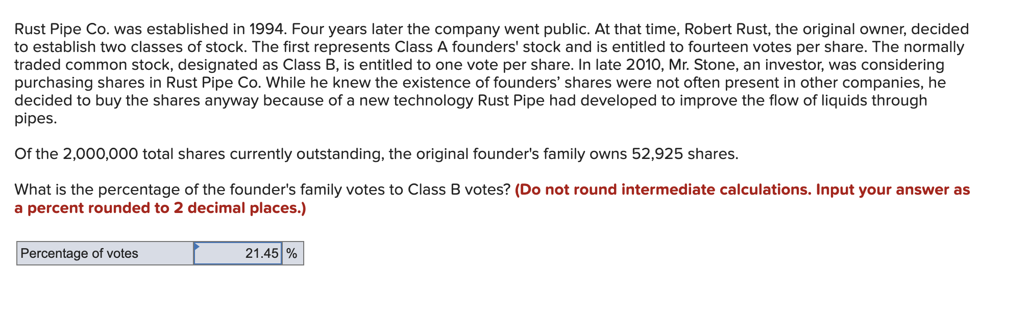 Solved Rust Pipe Co. was established in 1994. Four years | Chegg.com