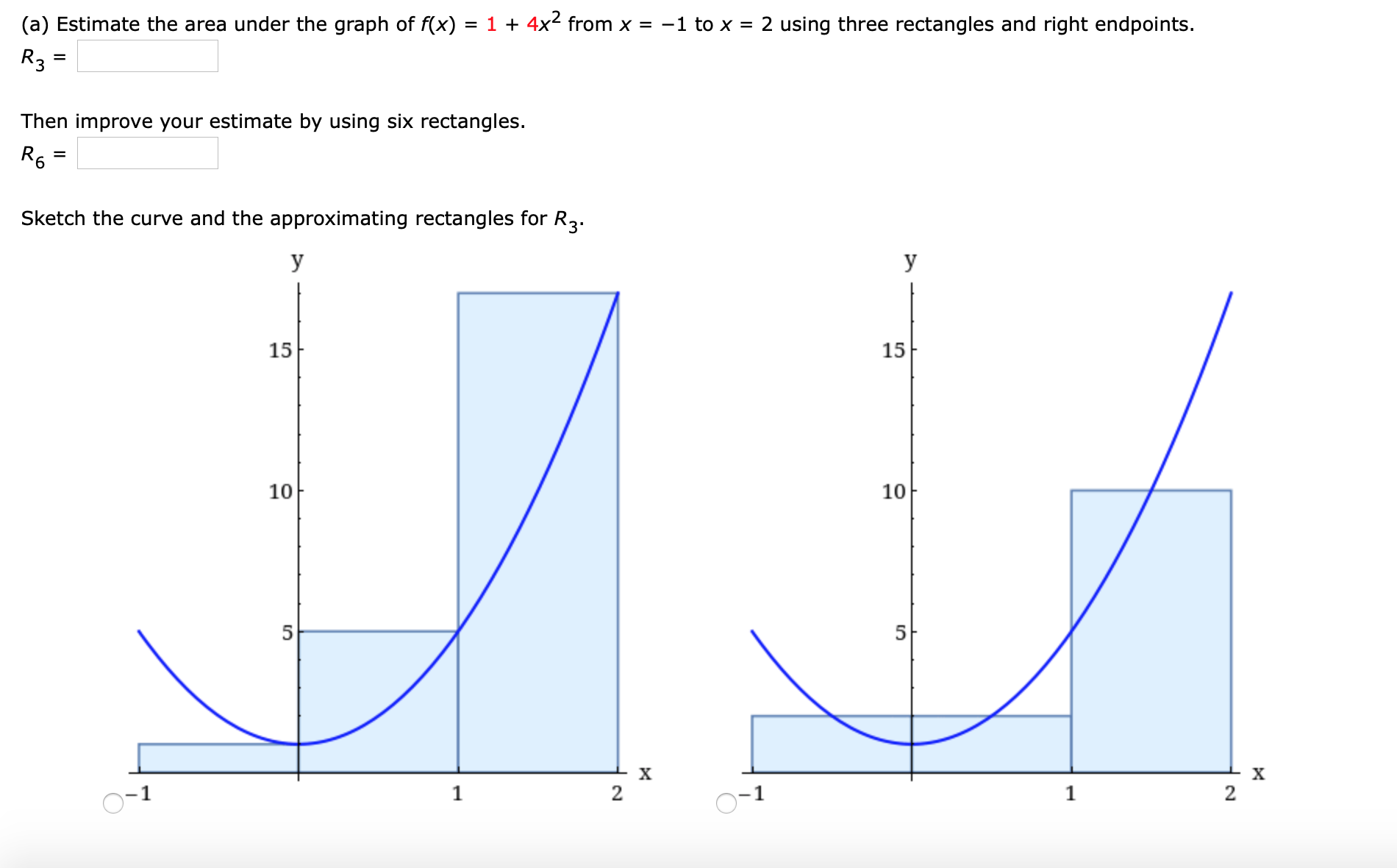 Solved (a) Estimate the area under the graph of f(x) = 1 + | Chegg.com