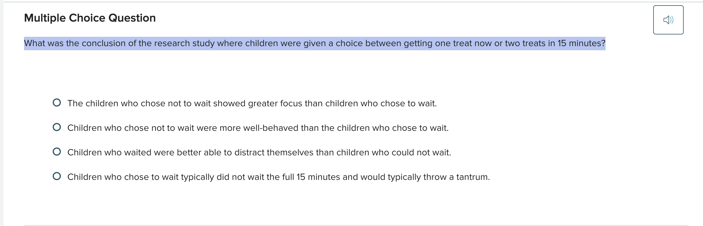 Solved Multiple Choice QuestionWhat was the conclusion of | Chegg.com