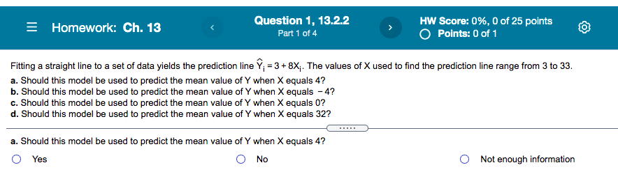 Solved Homework: Ch. 13 Question 1, 13.2.2 Part 1 of 4 HW | Chegg.com