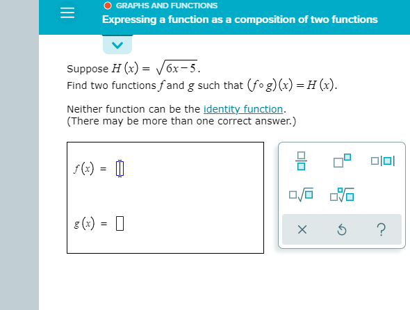 Solved OGRAPHS AND FUNCTIONS Expressing a function as a | Chegg.com