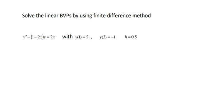 Solved Solve the linear BVPs by using finite difference | Chegg.com