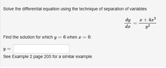 Solved Solve the differential equation using the technique | Chegg.com