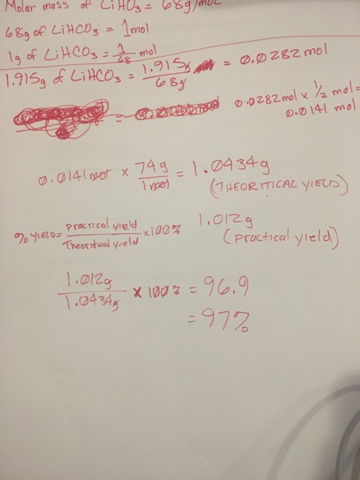 Solved Can someone please check my work ? I posted a pic of | Chegg.com