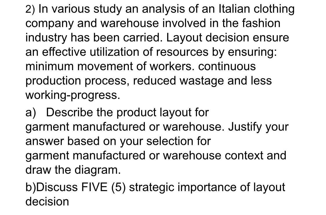 Solved 2) In various study an analysis of an Italian | Chegg.com
