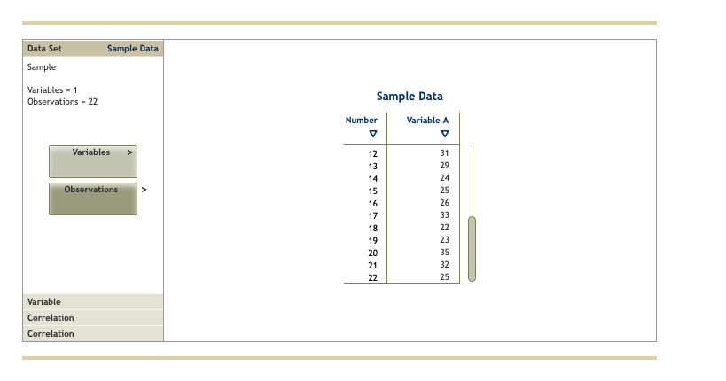 Solved Data Set Sample Data Sample Variables - 1 | Chegg.com