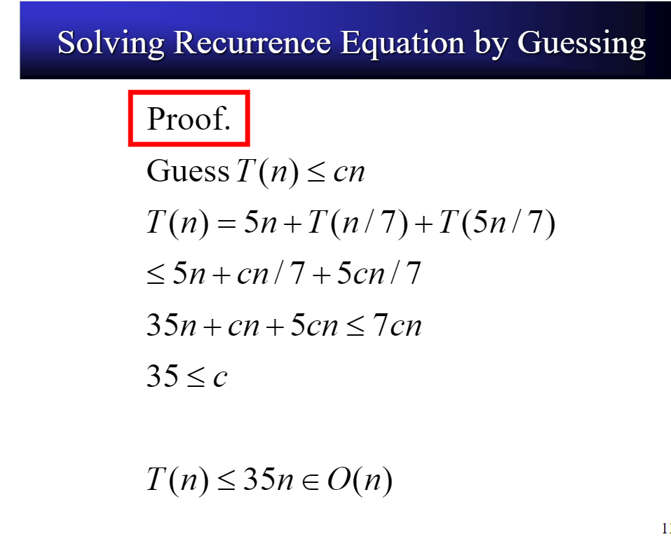 Solved Use LinearSelect algorithm, prove that the running | Chegg.com