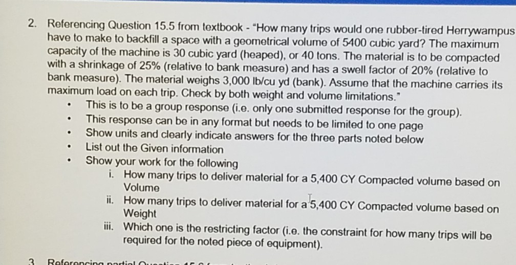 Solved Referencing Question 15.5 from textbook - "How many | Chegg.com