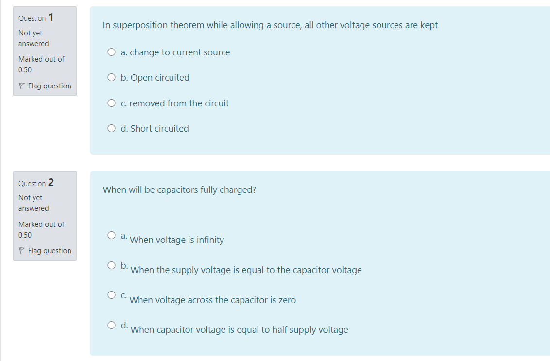 Solved Question 1 In Superposition Theorem While Allowing A