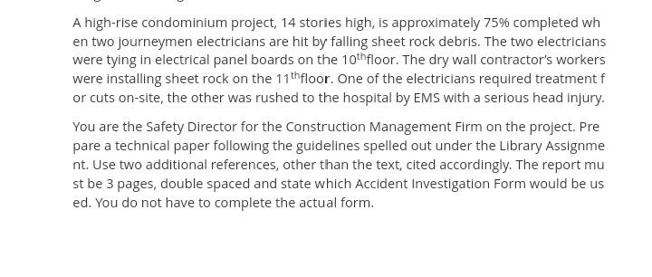 A high-rise condominium project, 14 stories high, is | Chegg.com
