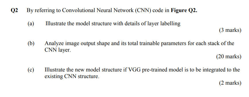 Solved Q2 By referring to Convolutional Neural Network (CNN) | Chegg.com