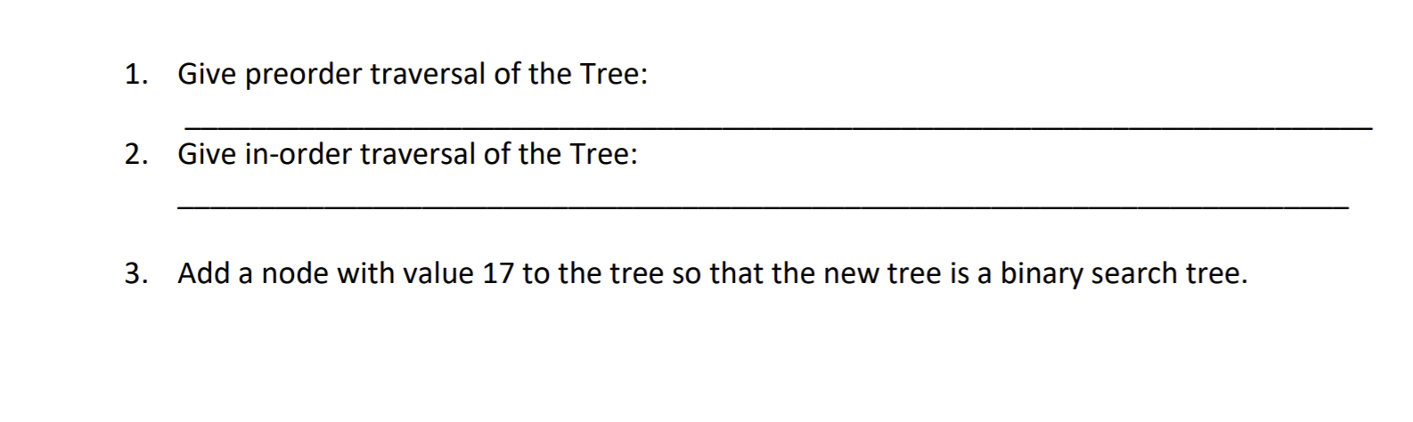 Solved A full binary tree of height h has n=2h+1-1 nodes | Chegg.com