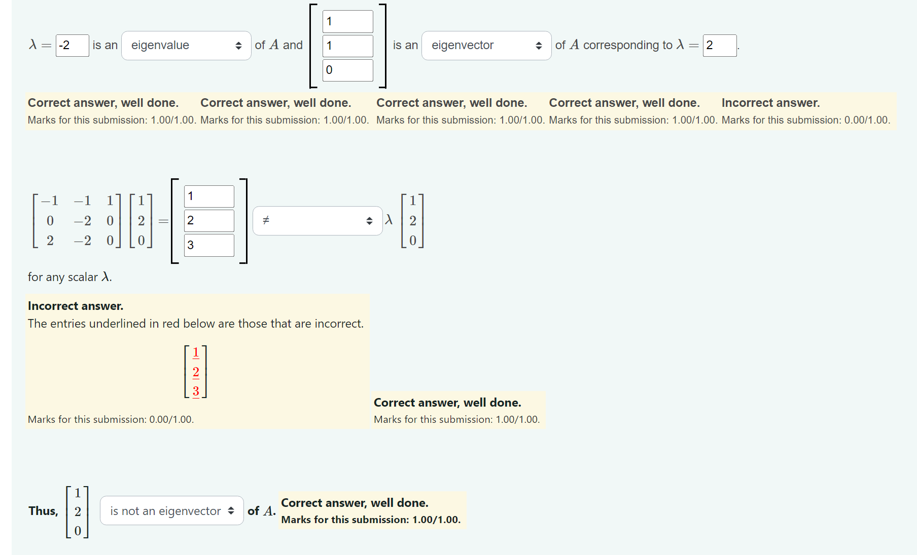 Solved The definitions of eigenvalues and eigenvectors, | Chegg.com