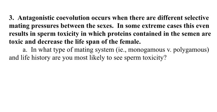 Solved Antagonistic coevolution occurs when there are | Chegg.com