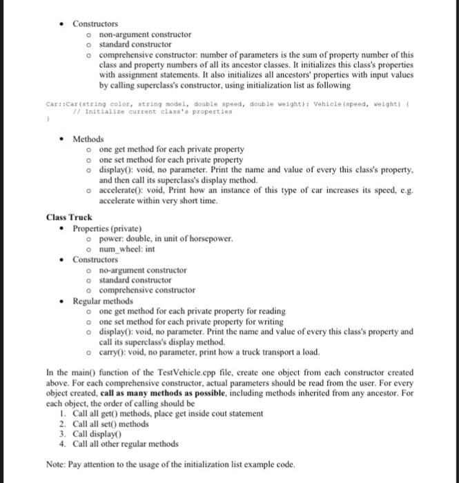 Solved Write A Complete C Program And Implement The Class 0664