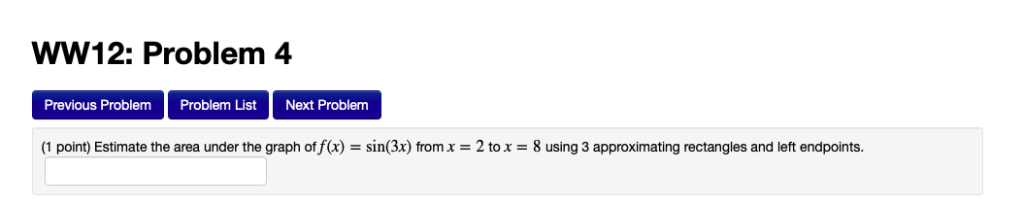 Solved WW12: Problem 4 Previous Problem Problem List Next | Chegg.com