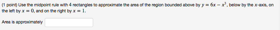 Solved Use the midpoint rule with 44 rectangles to | Chegg.com