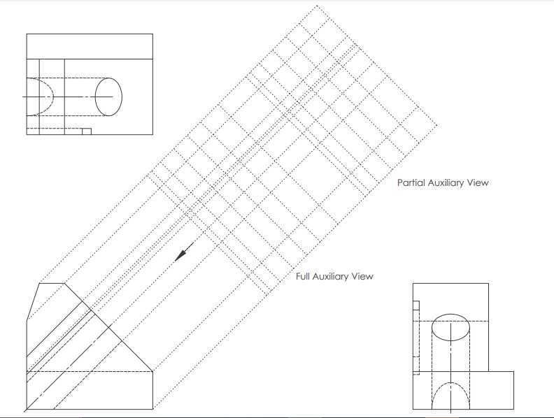 Solved Partial Auxiliary View Full Auxiliary View | Chegg.com