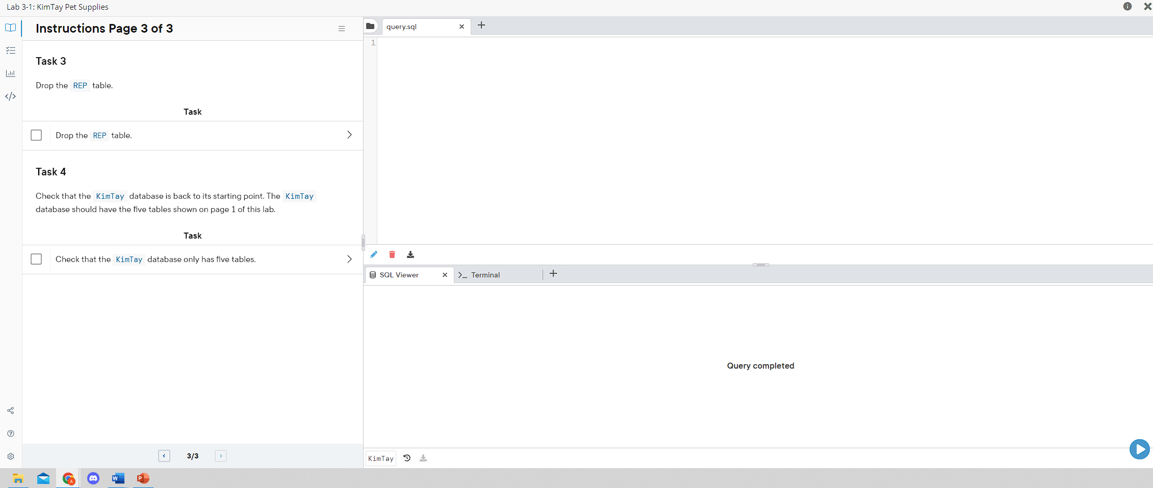 Solved Database Model: KimTay The management of KimTay Pet | Chegg.com