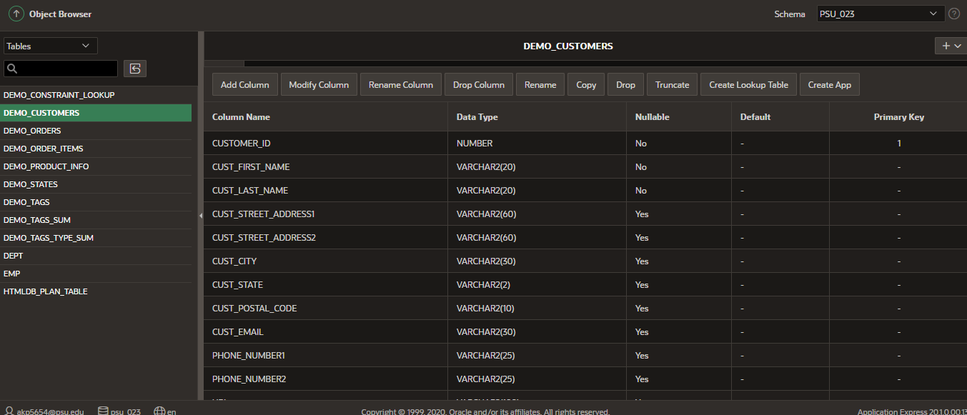 Solved ORACLE APEX possible Queries and explain a) Find the | Chegg.com