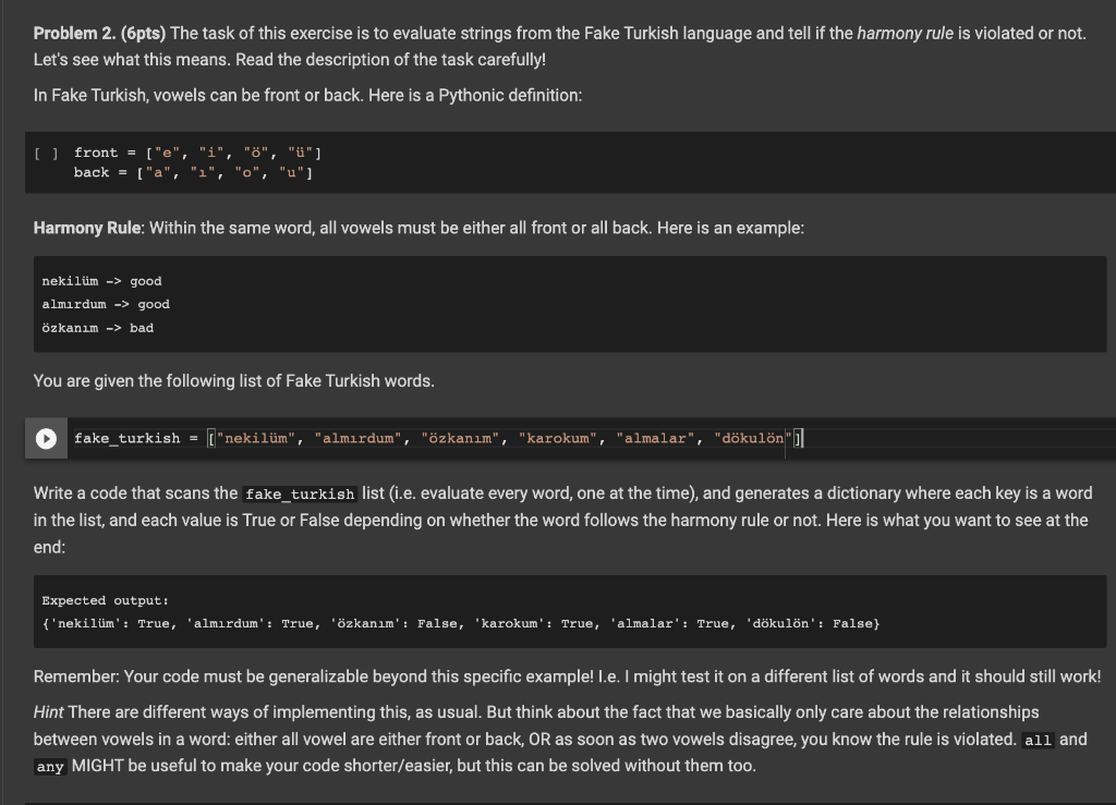 Solved Problem 2. (6pts) The task of this exercise is to | Chegg.com