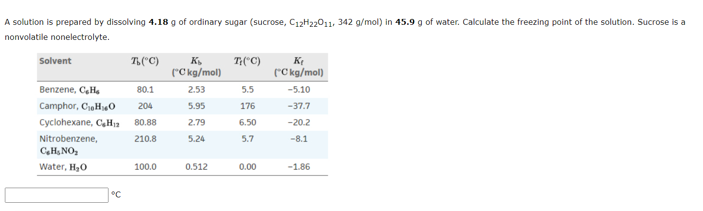 Solved nonvolatile nonelectrolyte. | Chegg.com