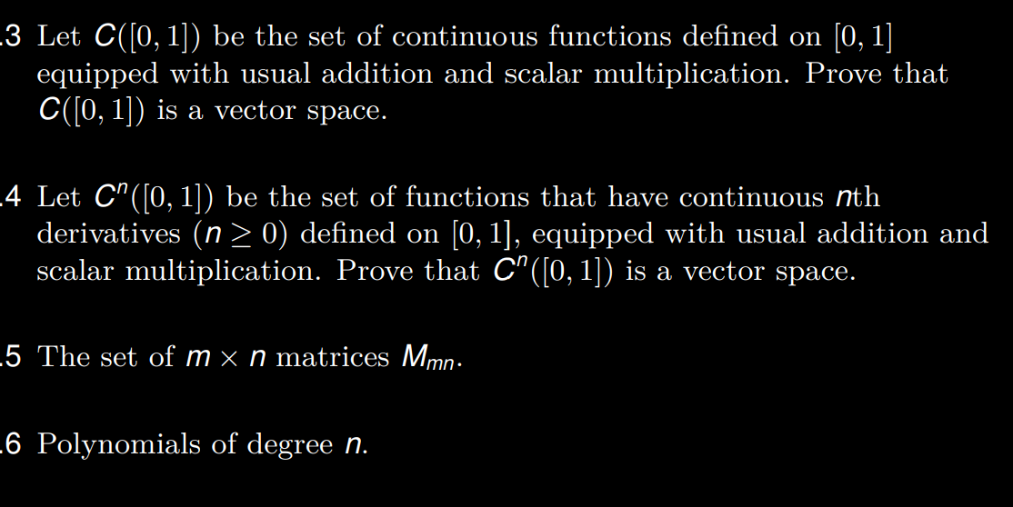 Solved 3 Let C([0,1]) be the set of continuous functions | Chegg.com