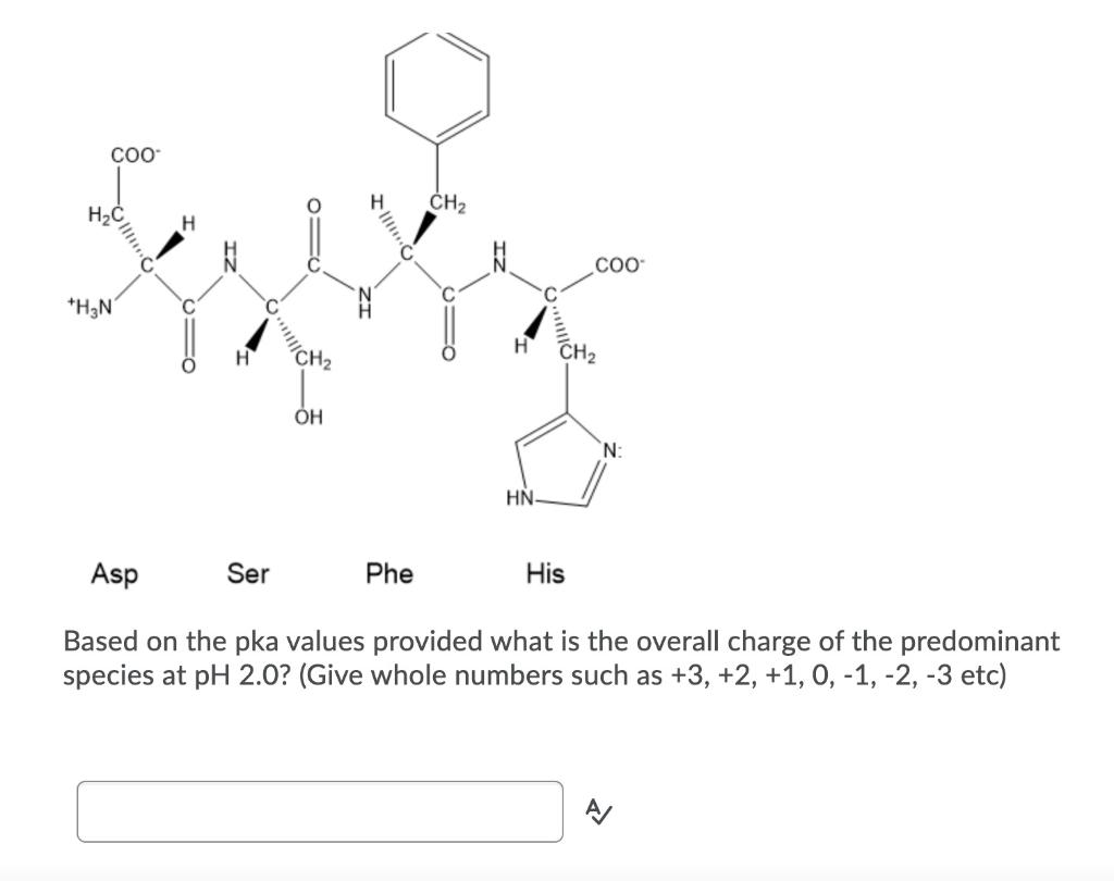 Solved COO CH2 H ZI COO O2 *HEN C H H CH2 OH N: HN Asp Ser | Chegg.com