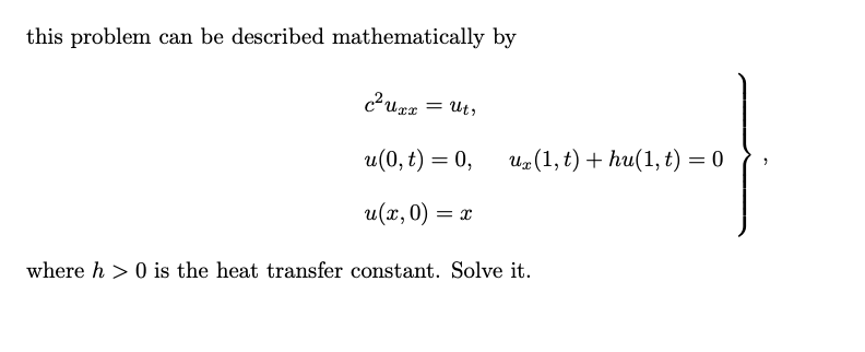 Solved Problem 3: Consider a rod held at a zero temperature | Chegg.com