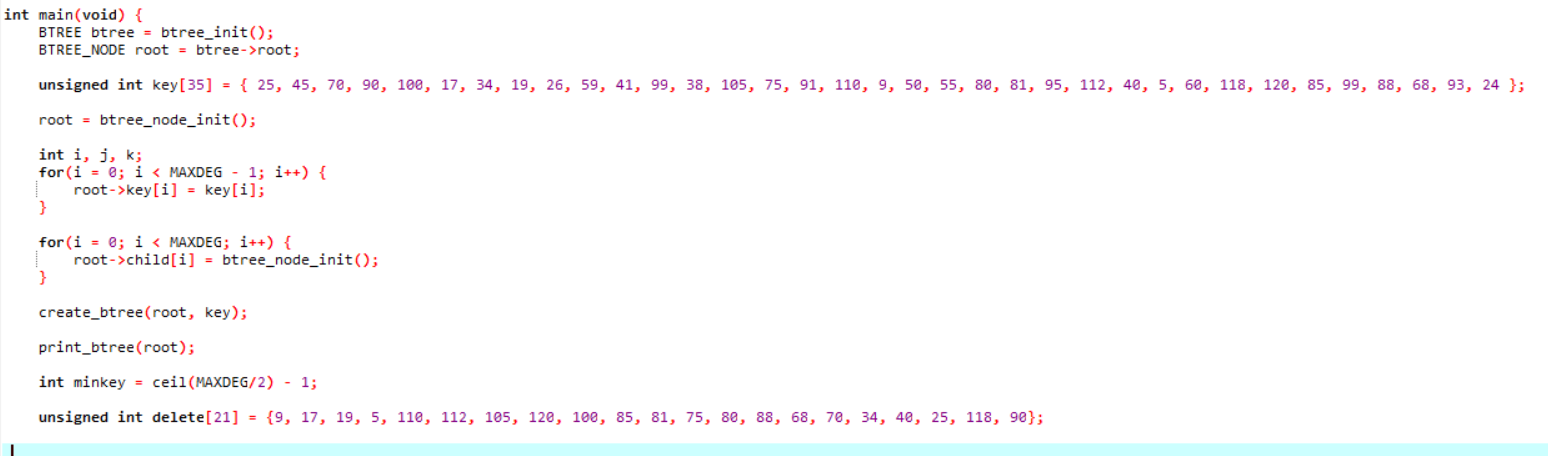 Solved #define MAXDEG 6 typedef struct BTREE_NODE_5 | Chegg.com