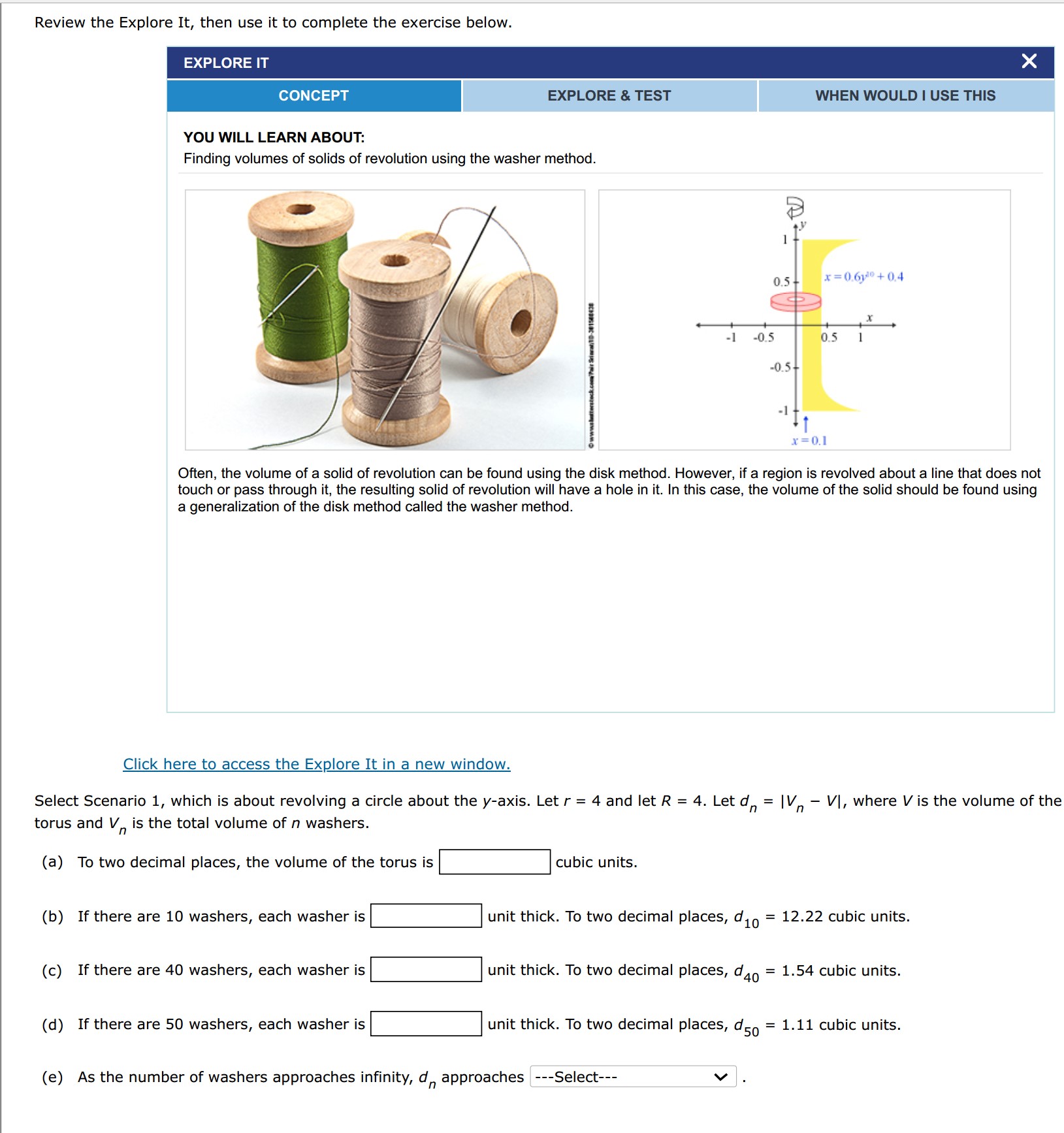 Solved Review the Explore It, then use it to complete the | Chegg.com
