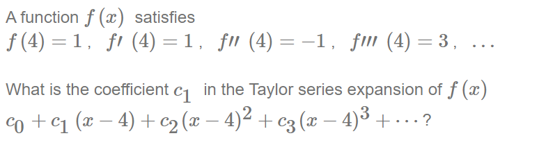 Solved A function f(x) satisfies | Chegg.com