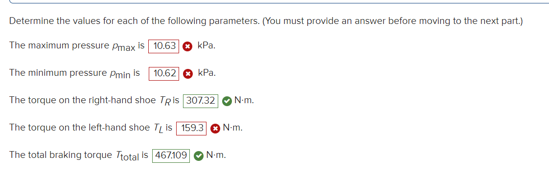 Solved The figure shows an internal rim-type brake having an | Chegg.com