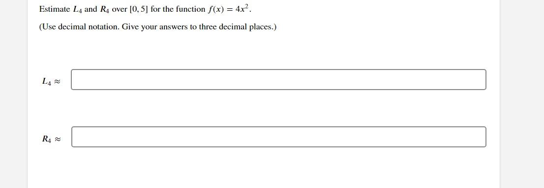 Solved Find a formula for RN and compute the area under the | Chegg.com