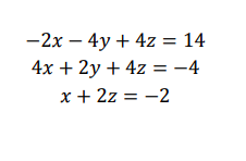 Solved USE GAUSS JORDAN METHOD TO WRITE THE AUGMENTED MATRIX | Chegg.com