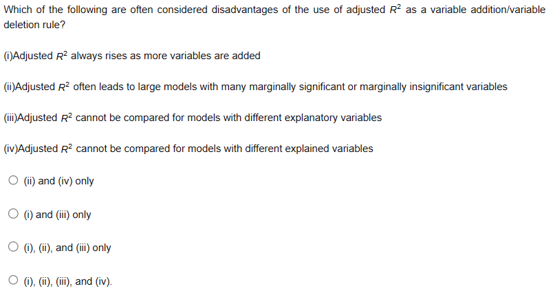 Solved Which of the following are often considered | Chegg.com