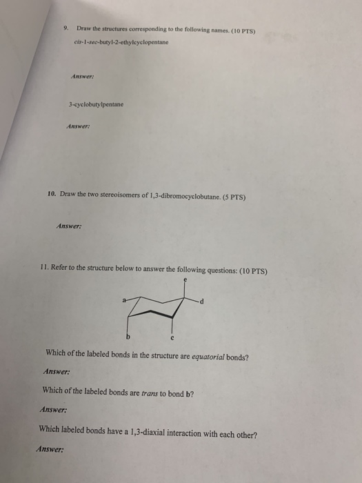 Solved and 3. Provide proper IUPAC names for each compound | Chegg.com