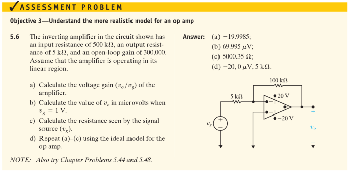 Solved ASSESSMENT PROBLEM Objective 3—Understand the more | Chegg.com