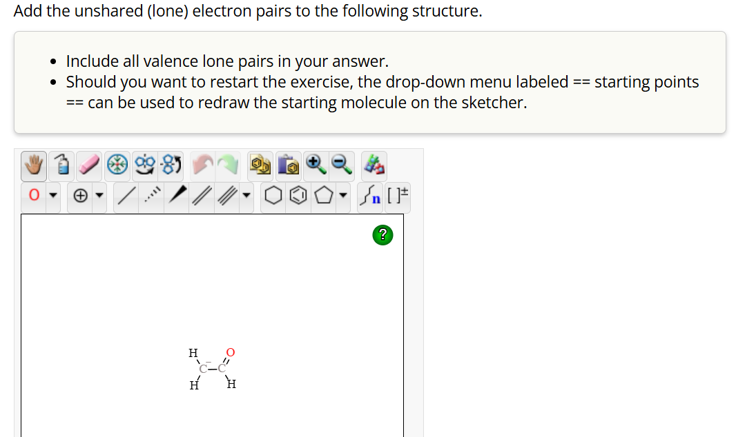 Solved Add the unshared (lone) ﻿electron pairs to the | Chegg.com