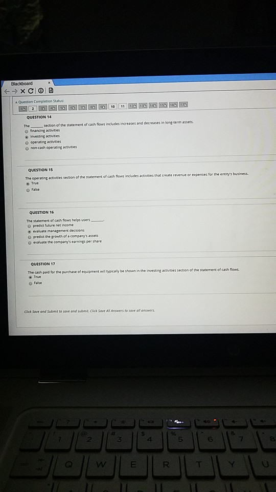 Solved X Blackboard + → XCO Question Completion Status: | Chegg.com