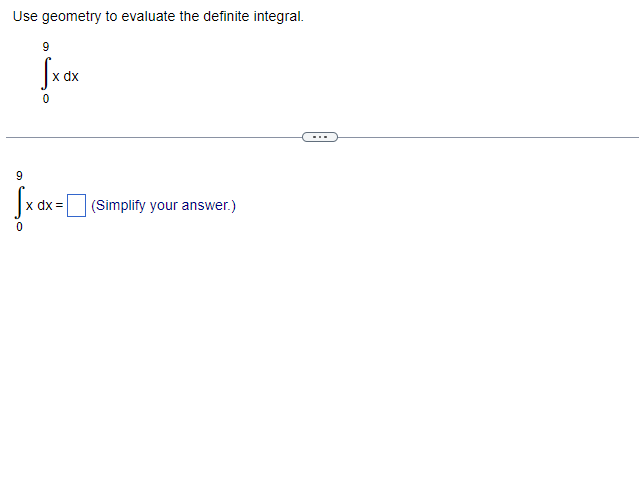Solved Use geometry to evaluate the definite integral. | Chegg.com