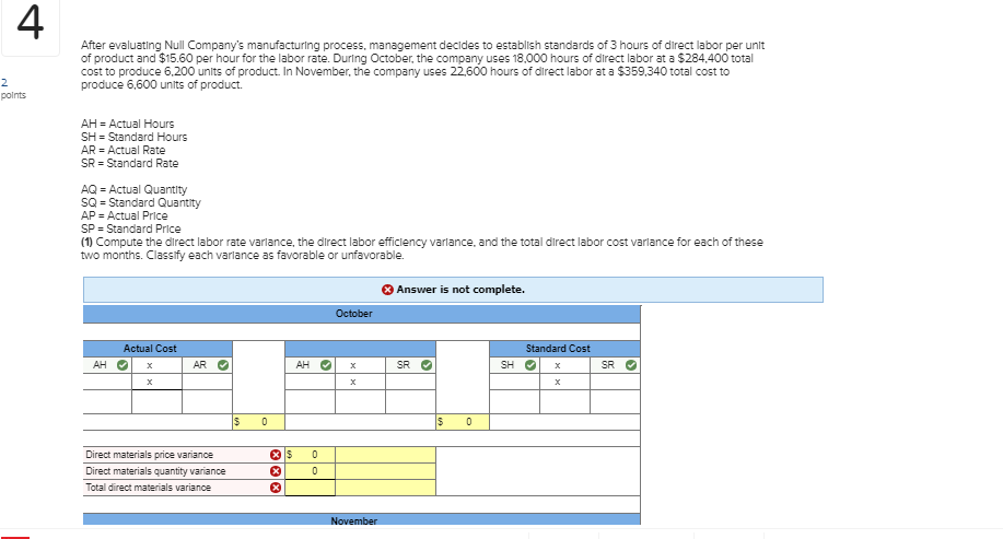 Solved After Evaluating Null Companys Manufacturing