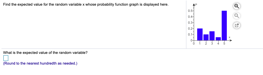 Solved Find the expected value for the random variable x | Chegg.com